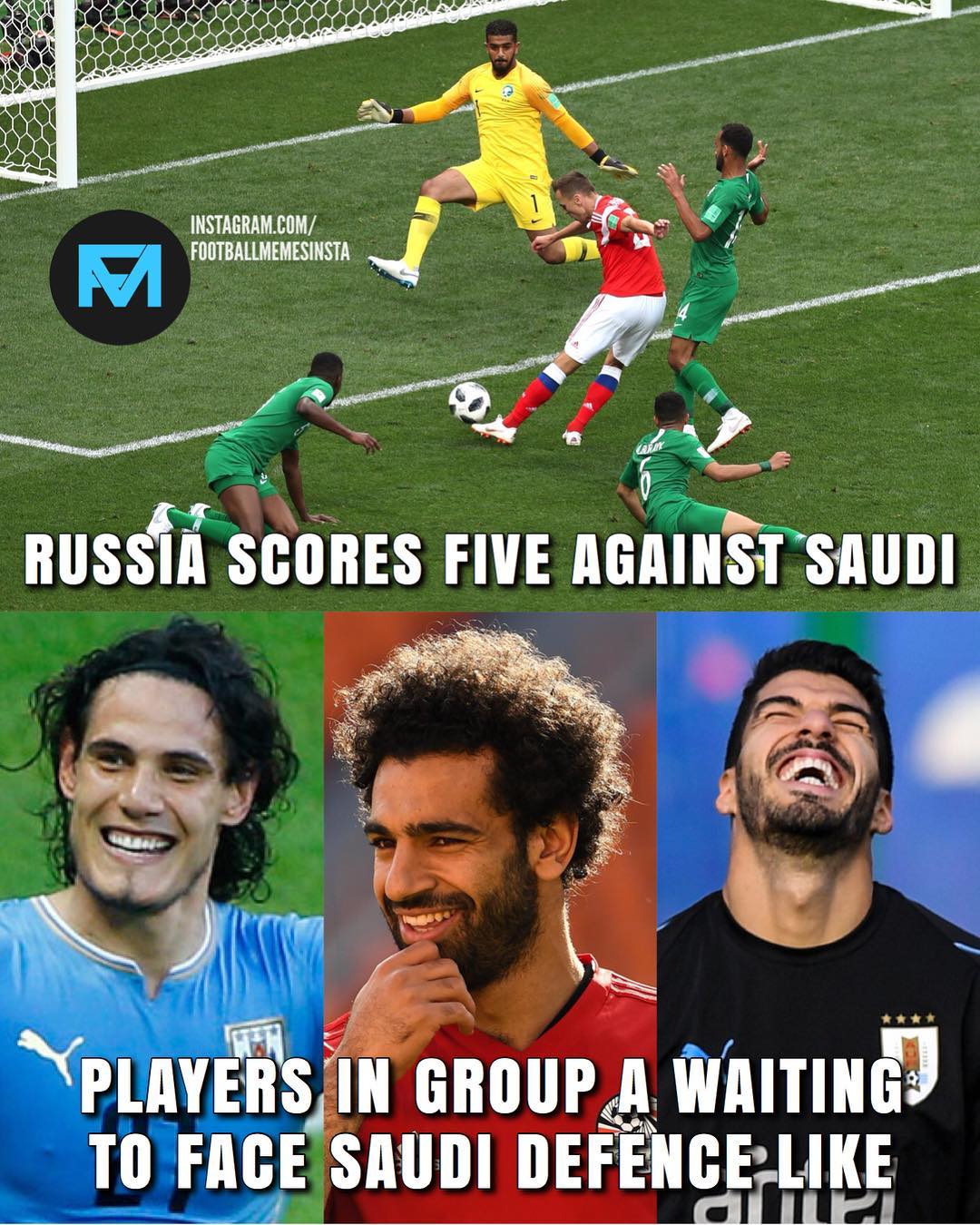 Veja os memes da goleada da Rússia sobre a Arábia Saudita | A Gazeta