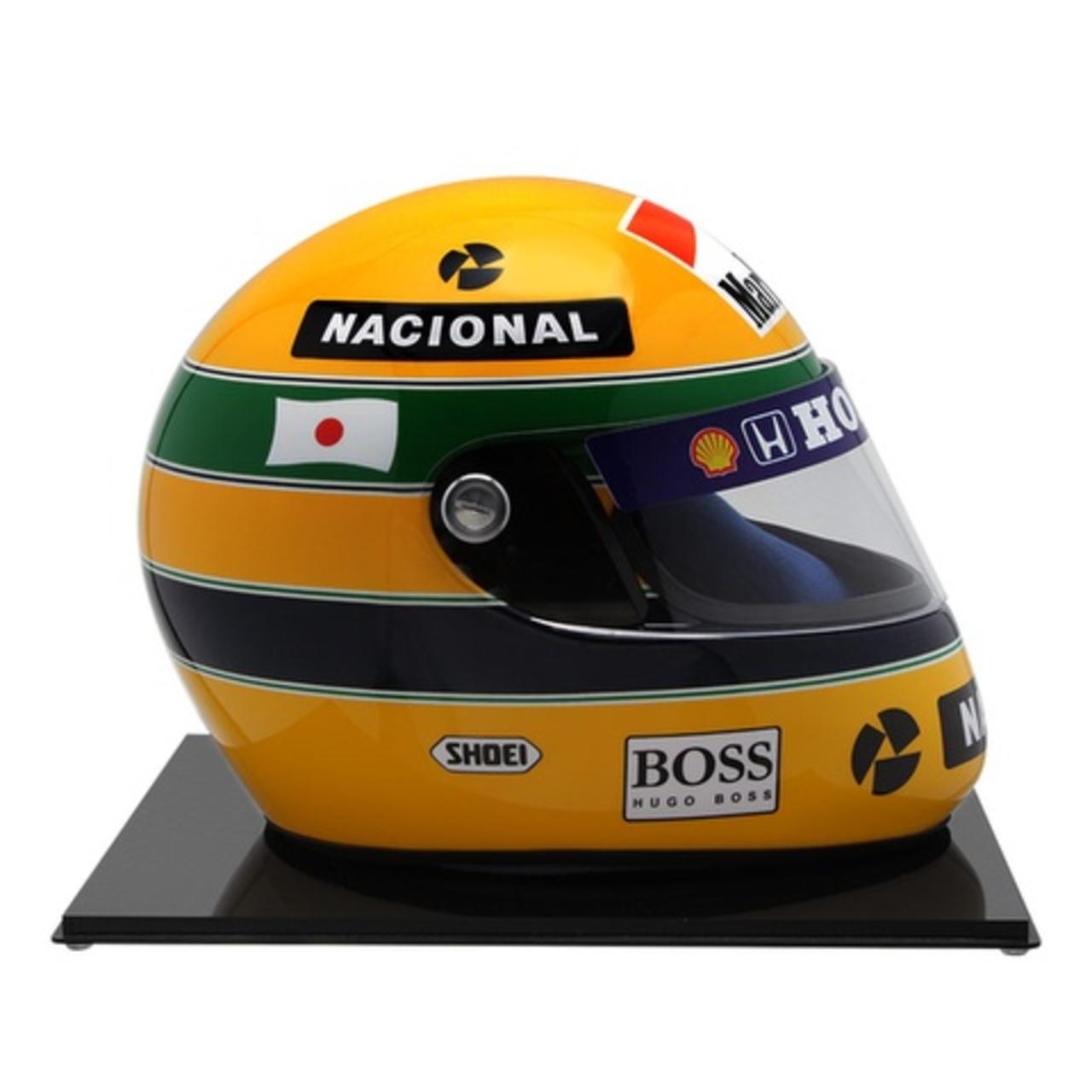 Capacete de Ayrton Senna: 40 anos de versões icônicas do acessório | A ...